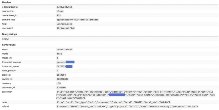 Using webhook notifications – ThriveCart Helpdesk