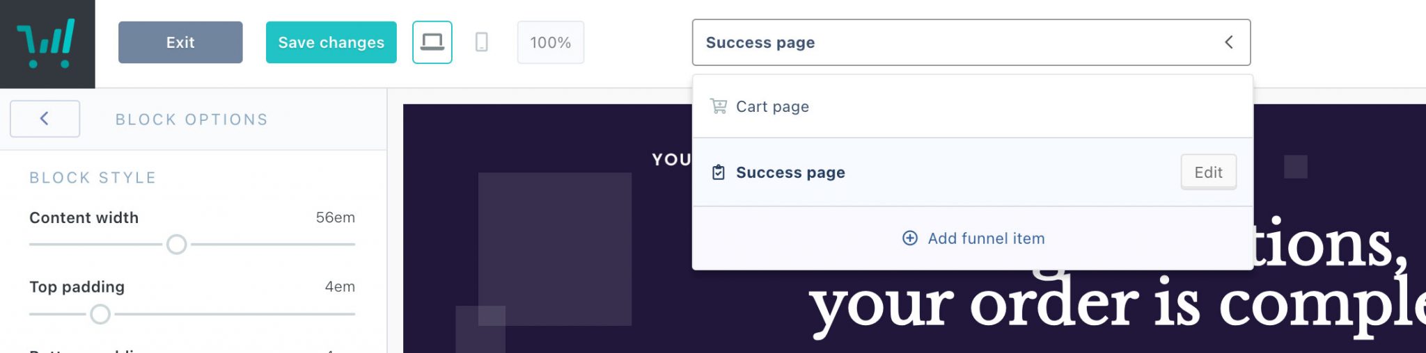 Setting your after order success/thank you page – ThriveCart Helpdesk